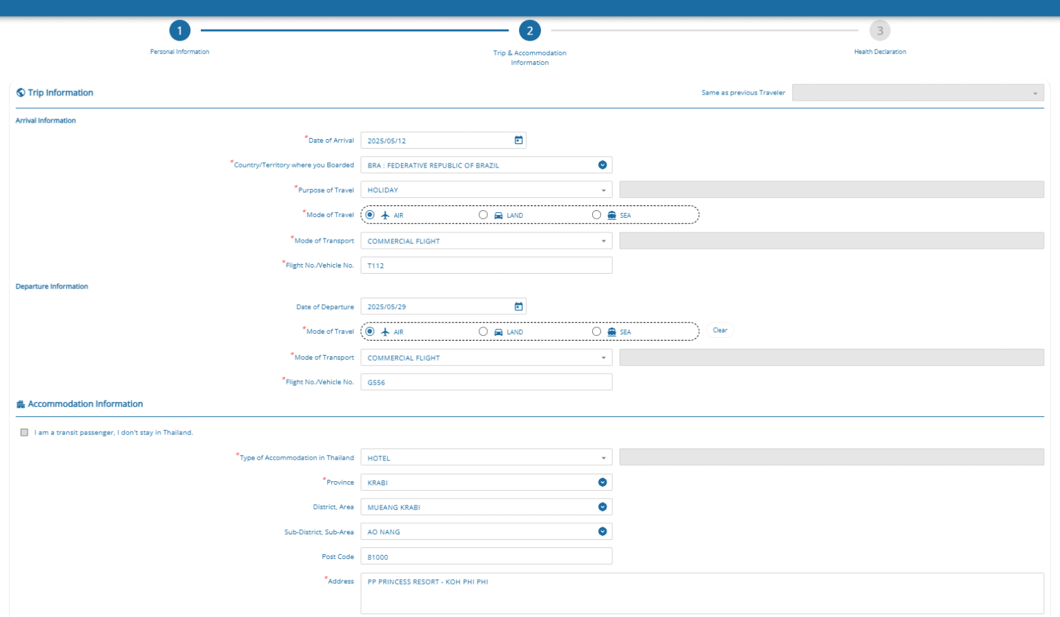 Como Preencher o Formulário TDAC (Cartão Digital de Chegada na ...